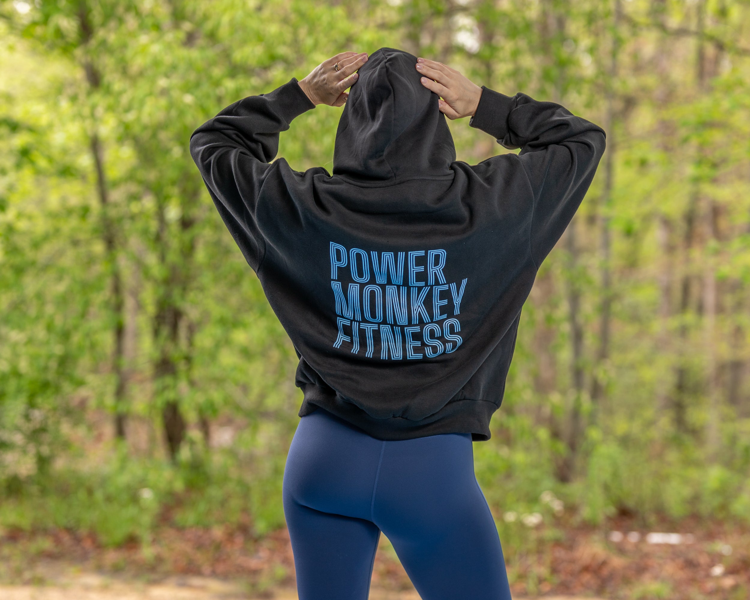 LSKD Black Unisex Oversize Hoodie – Power Monkey Camp